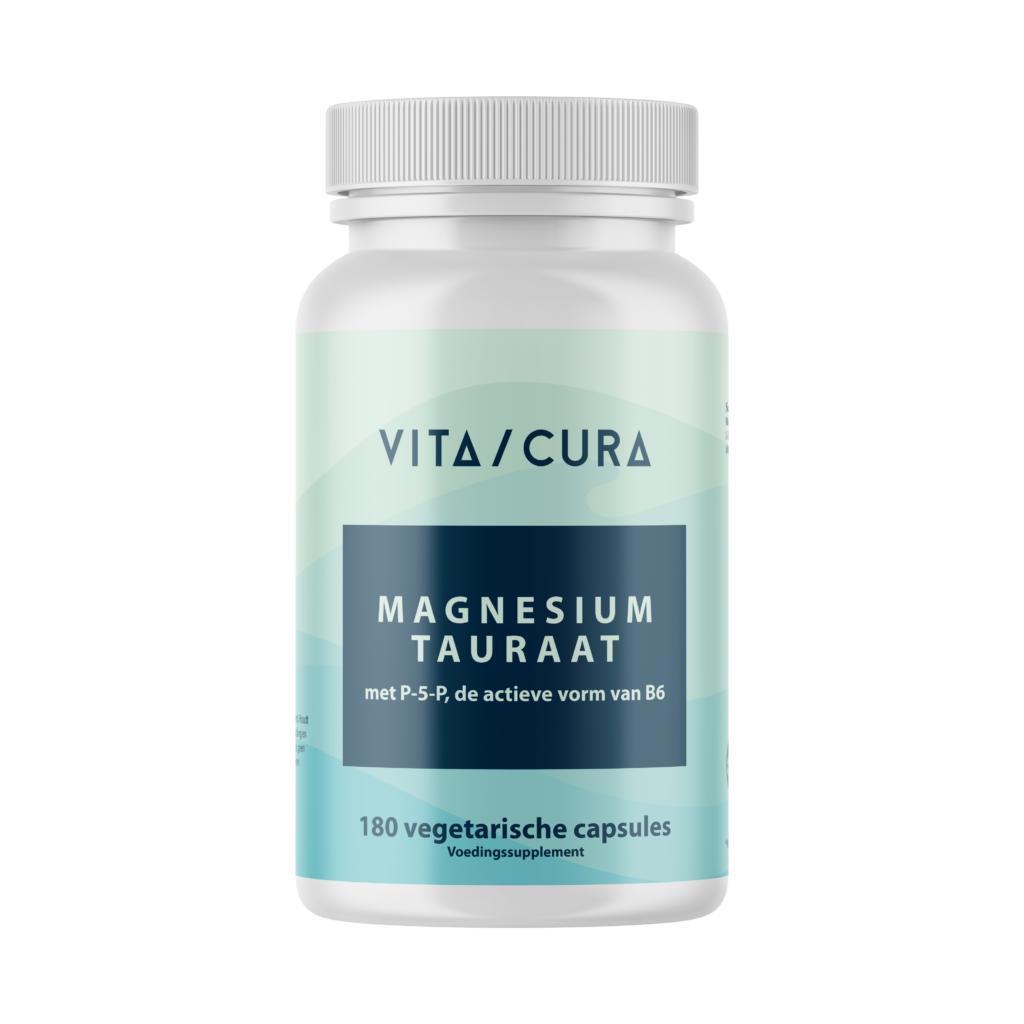 Magnesium Tauraat + B6 - 180 capsules - Vitacura
